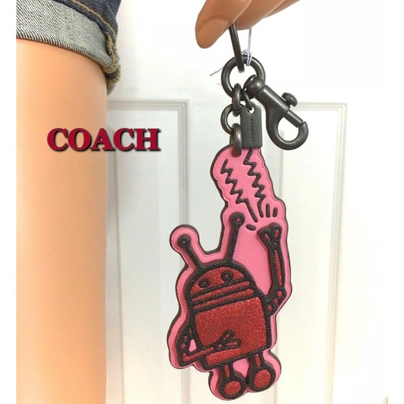 Coach | Accessories | Coach Keith Haring Robot Keychain Bag Charm Nwt ...